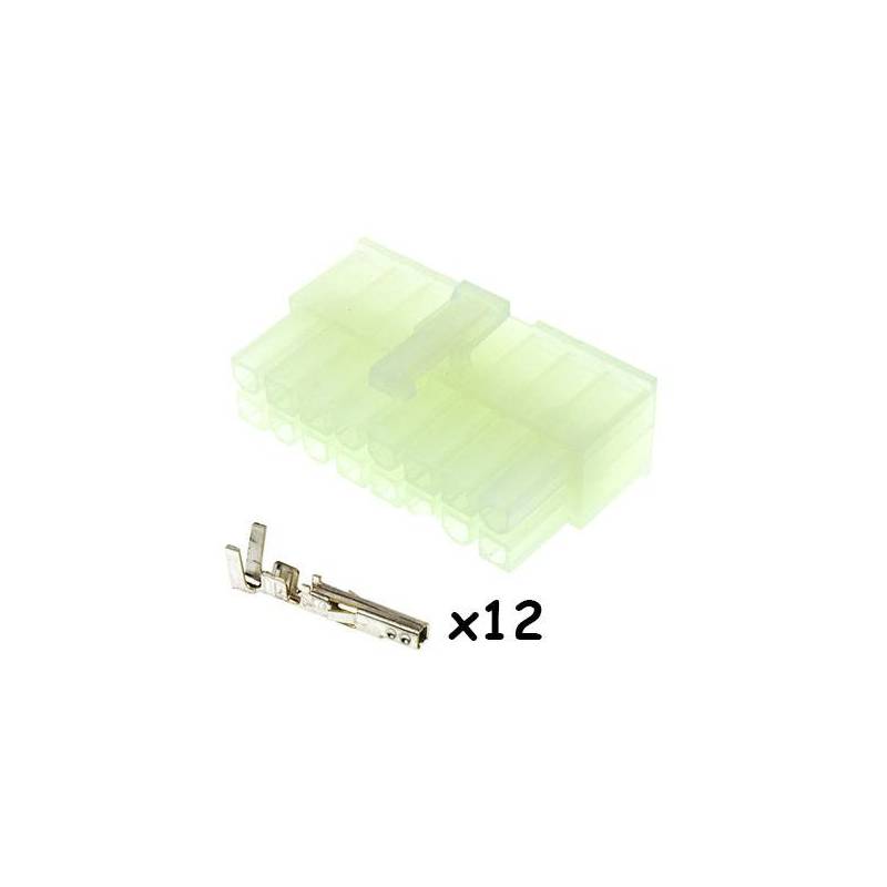 Éléments électriques - Connecteur MOLEX 16 broches pour SEVCON Millipak avec broches